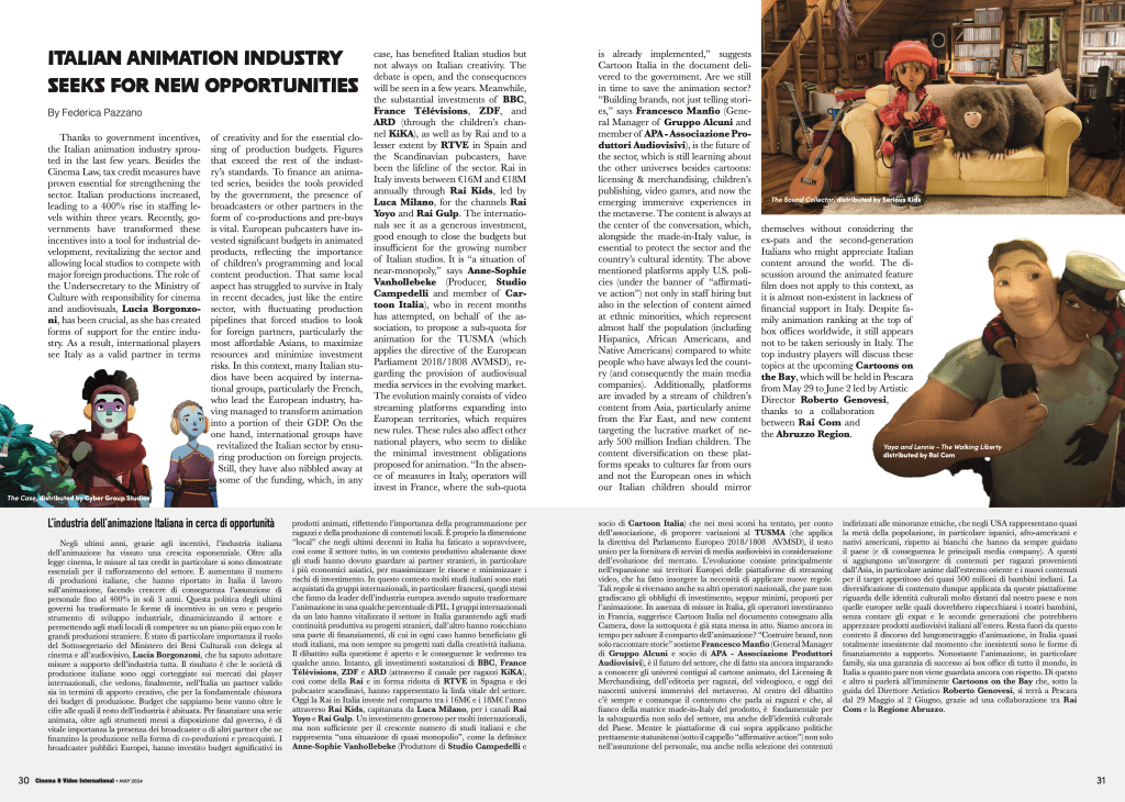 Italian animation industry seeks for new opportunities - DARO Studio